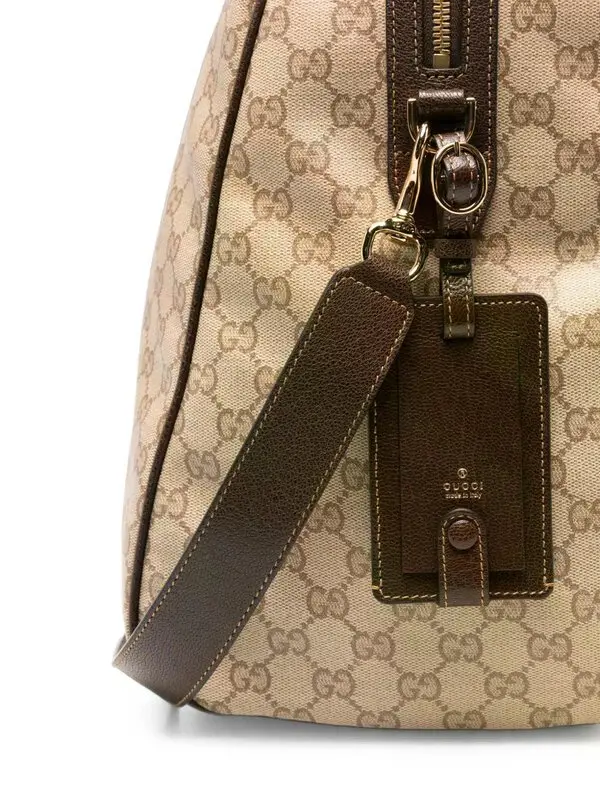 Gucci Medium Gg Duffle Bag With Web