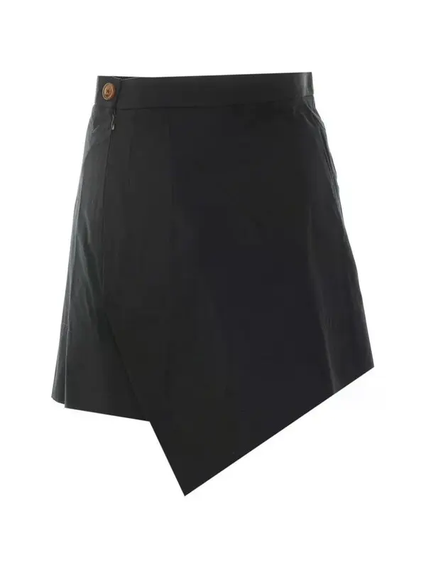 VIVIENNE WESTWOOD Asymmetric-hem Mini Skirt - Black