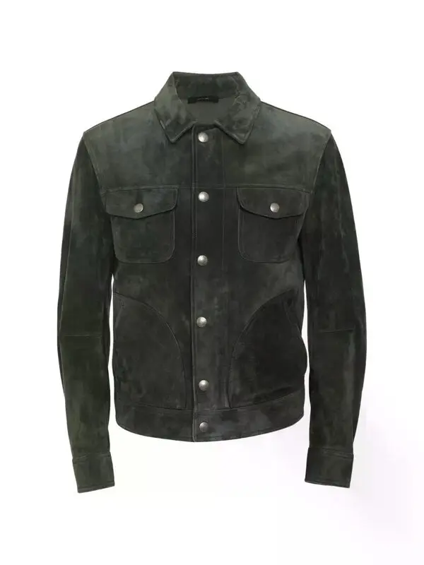 TOM FORD Suede Jacket - Green