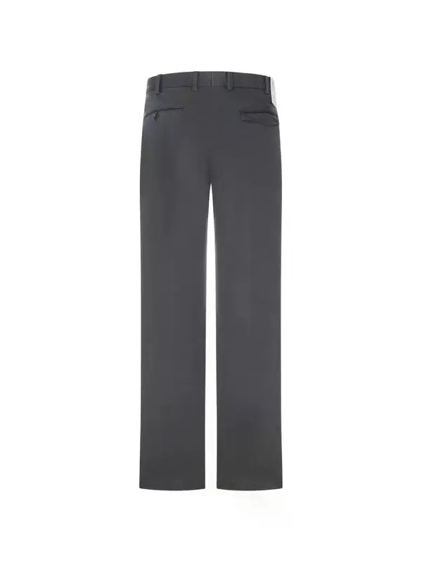 PT TORINO Cotton Straight-leg Trousers - Grey
