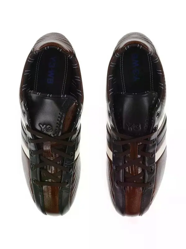 WALES BONNER X Y-3 Lizard-effect Leather Sneakers