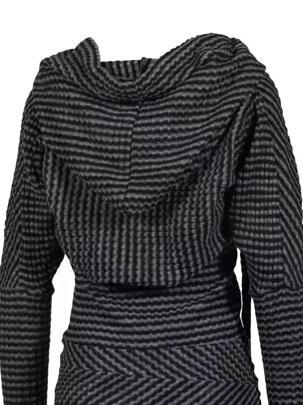 NΦ DRESS Striped Asymmetric Dress