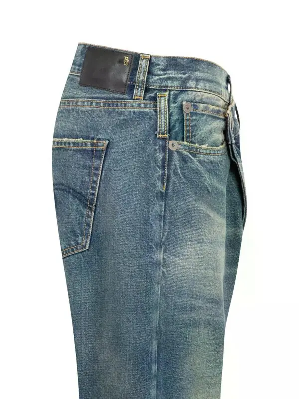 R13 Crossover Straight-leg Jeans