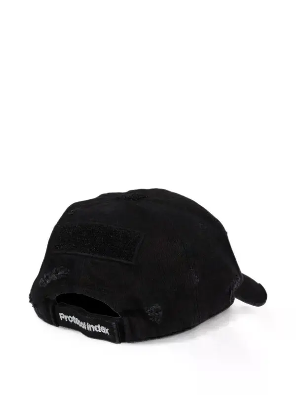 PROTOCOL INDEX Distressed Embroidered Cap