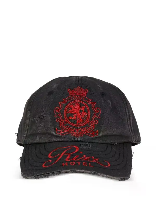 PROTOCOL INDEX Rizz Hotel Distressed Cap - Black