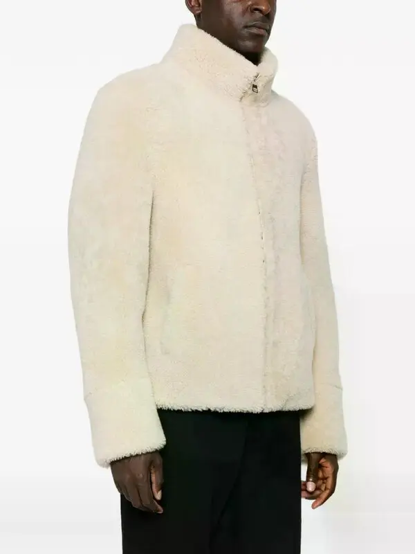 ERALDO High-neck Shearling Jacket