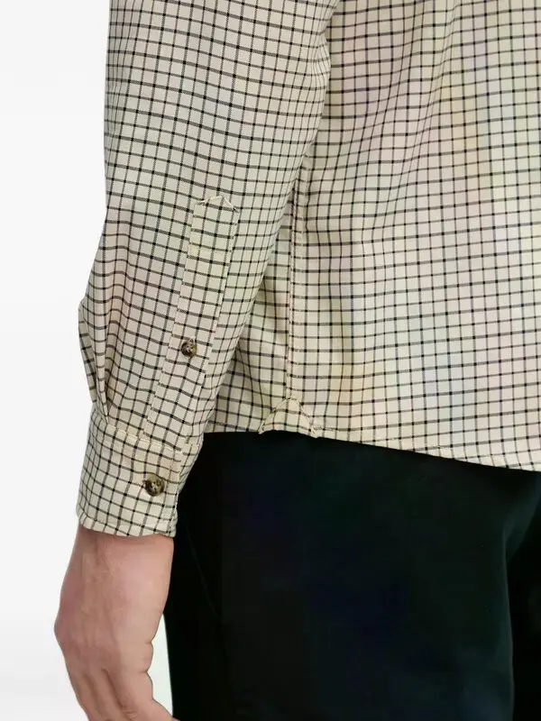 Sisley Check-pattern Long-sleeve Shirt