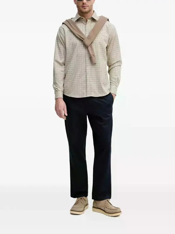 Sisley Check-pattern Long-sleeve Shirt