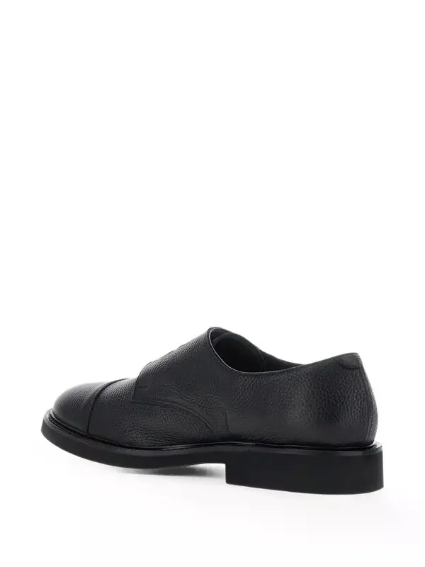 DOUCAL'S Double-strap Leather Monk Shoes