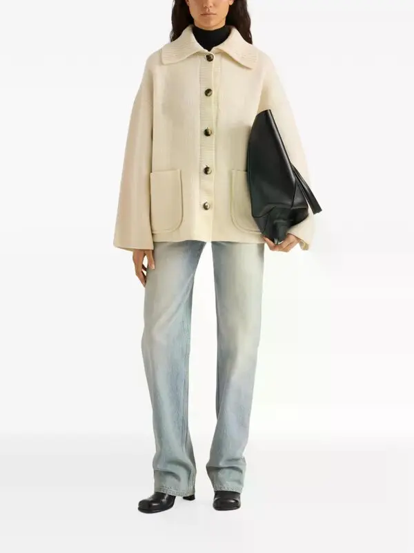 Proenza Schouler White Label Nelly Button-up Jacket - Neutrals