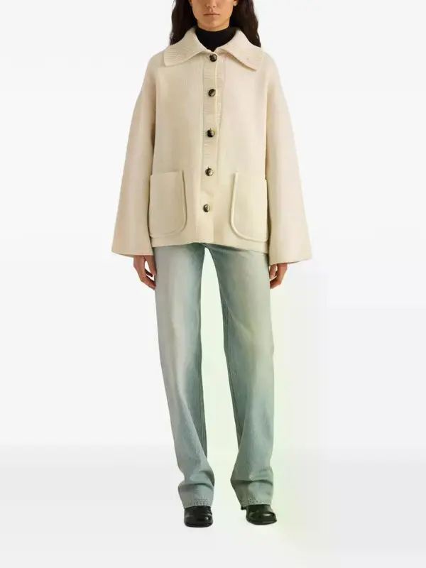 Proenza Schouler White Label Nelly Button-up Jacket - Neutrals