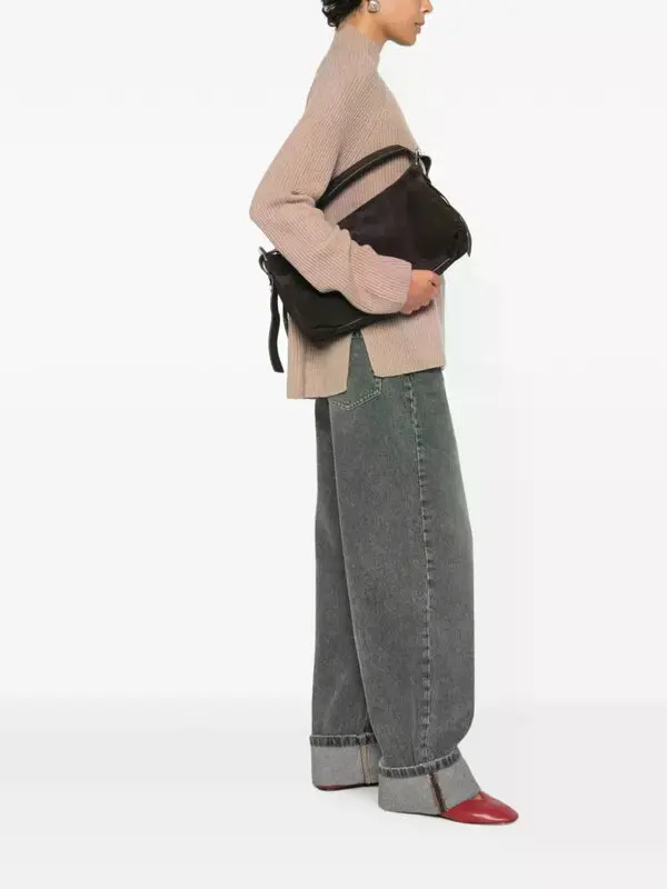 Max Mara Ribbed-knit High-neck Sweater