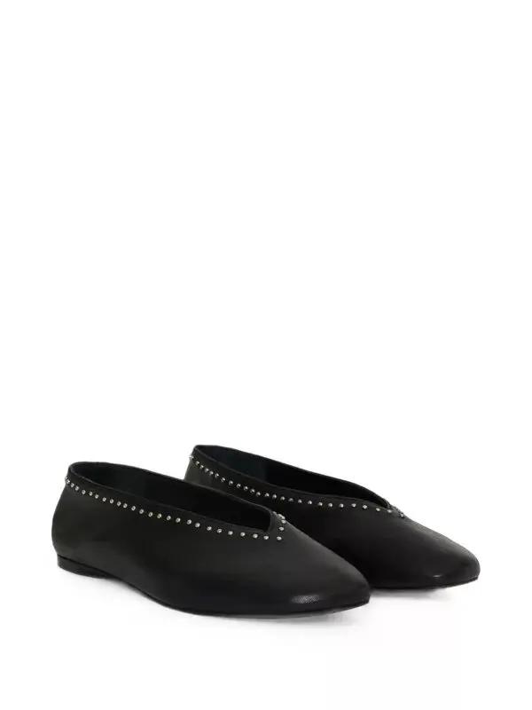 ANINE BING Ana Smooth Leather Flats