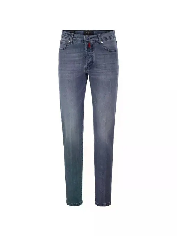 Kiton Faded Five-pocket Slim-fit Jeans