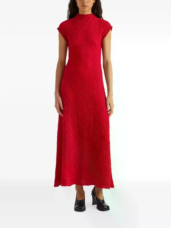 Proenza Schouler White Label Maxi Cleo Jersey Jacquard Dress - Red