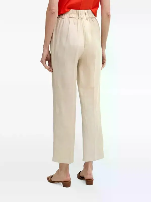 Sisley Pleated Elasticated-waist Trousers