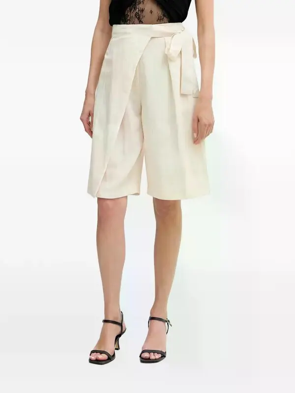 Sisley Wrap-style Tie-fastening Shorts