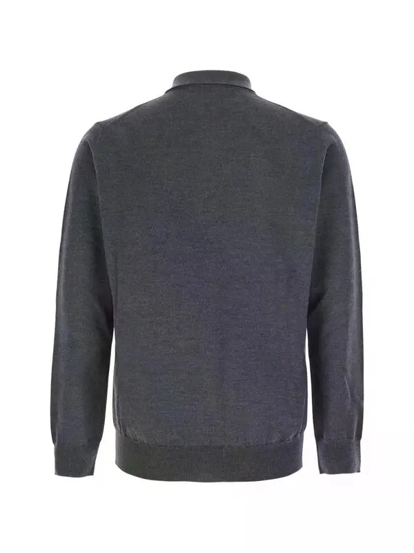 KANGRA Button-down Long-sleeve Polo Shirt