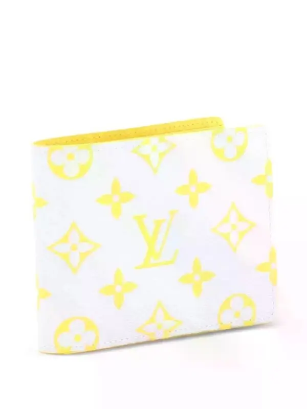 LOUIS VUITTON Multiple Wallet Monogram Glow Canvas Small Wallets