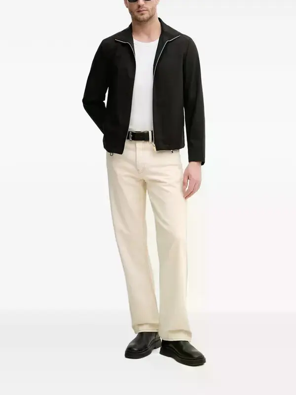 Sisley Logo-patch Zip-up Jacket