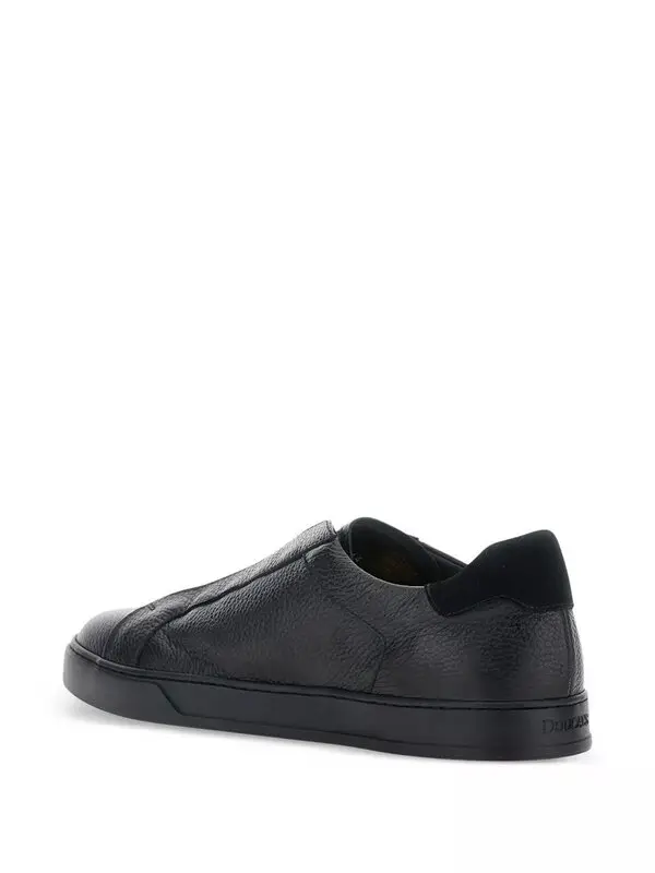 DOUCAL'S Spencer Grainy-leather Sneakers