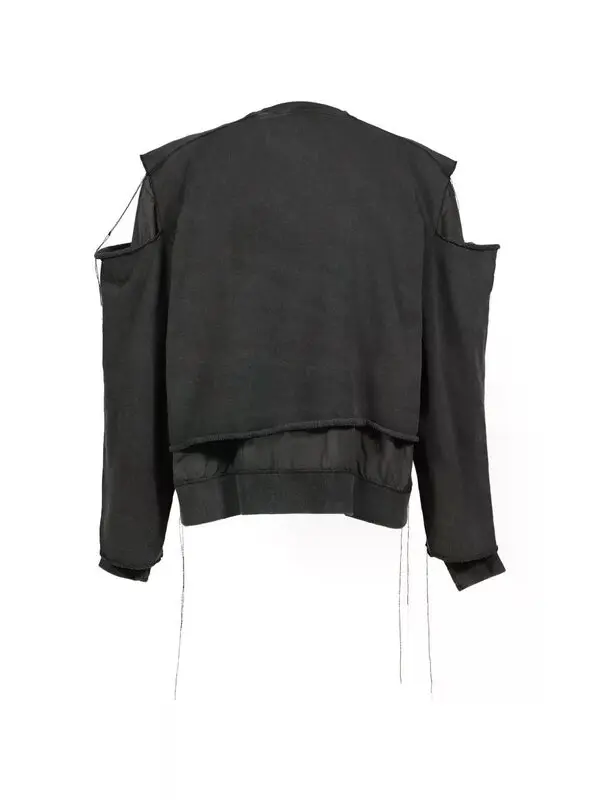 MIDORIKAWA Layered Cut-off Sweatshirt