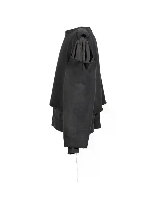 MIDORIKAWA Layered Cut-off Sweatshirt