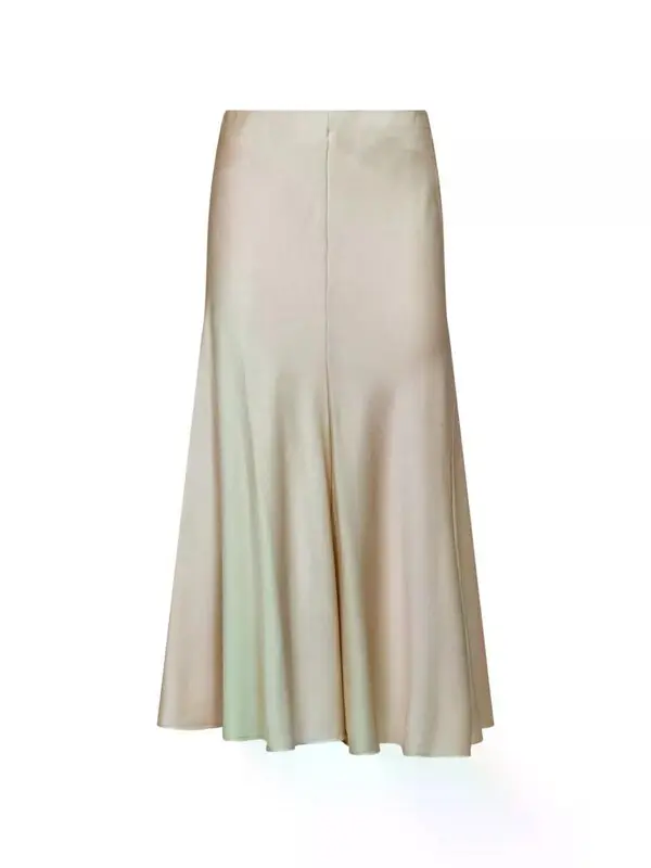 Brunello Cucinelli Bias-cut Flared Skirt - Neutrals