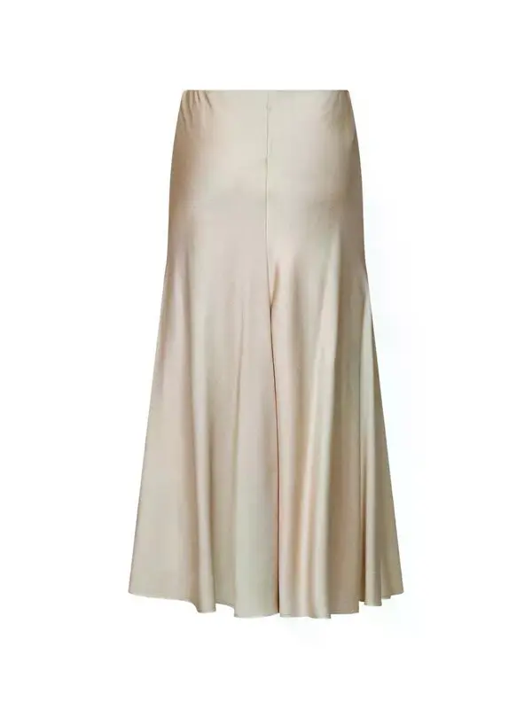 Brunello Cucinelli Bias-cut Flared Skirt - Neutrals