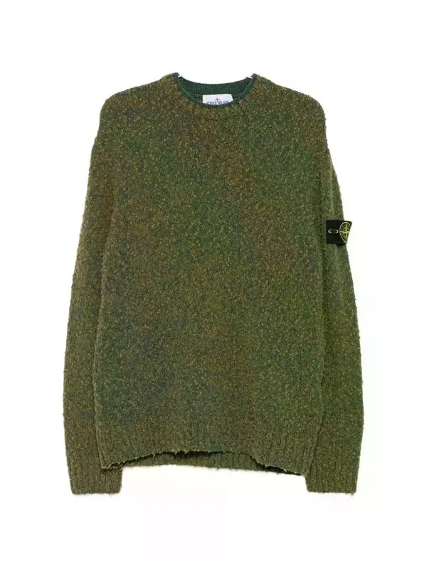 Stone Island Long-sleeve Logo-patch Sweater