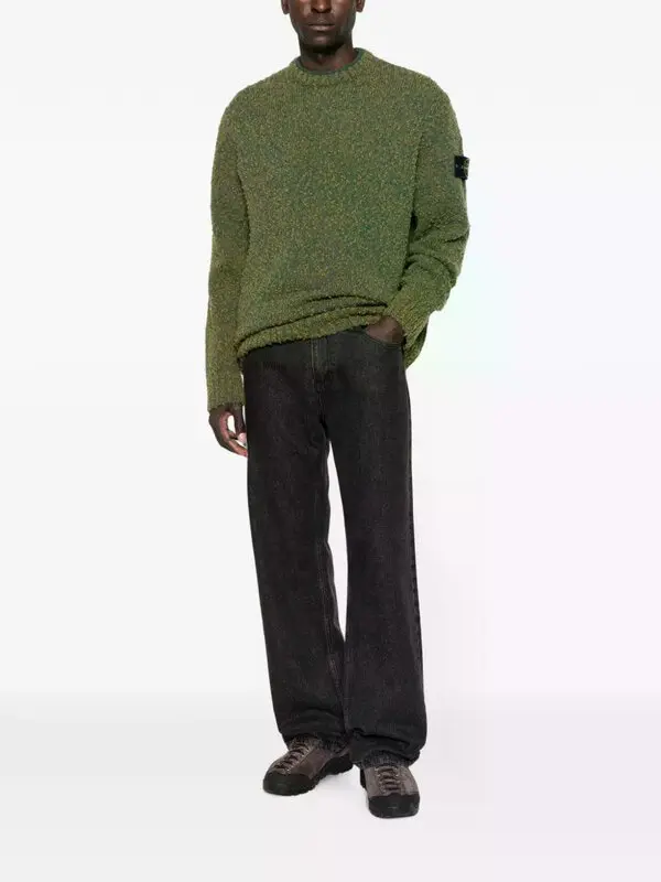 Stone Island Long-sleeve Logo-patch Sweater