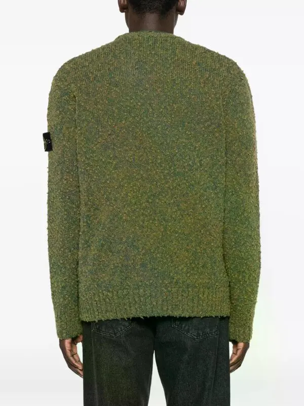 Stone Island Long-sleeve Logo-patch Sweater