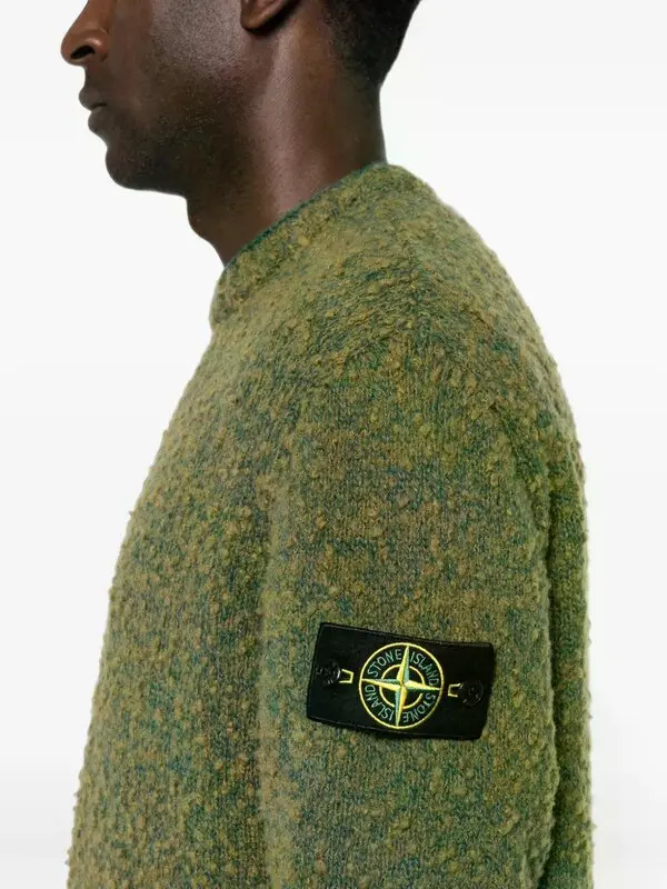 Stone Island Long-sleeve Logo-patch Sweater
