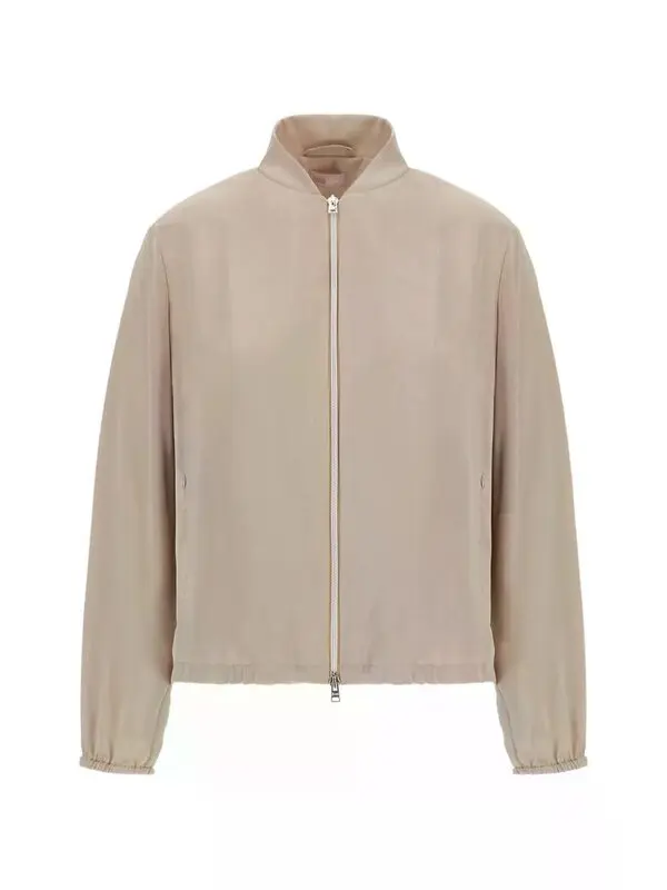 Herno Zip-fastening Bomber Jacket - Neutrals