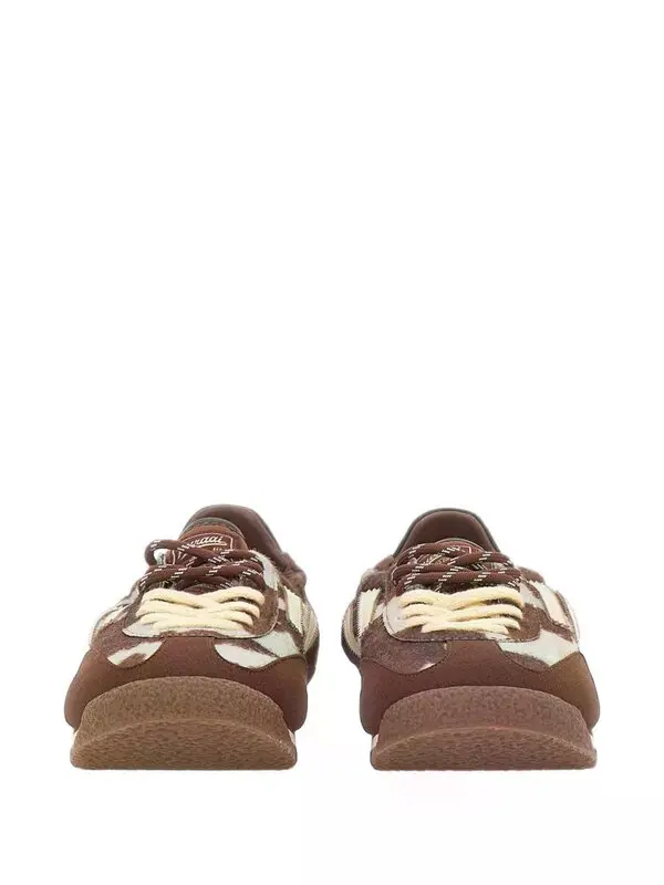 PURAAI Panther Cow-print Low-top Sneakers