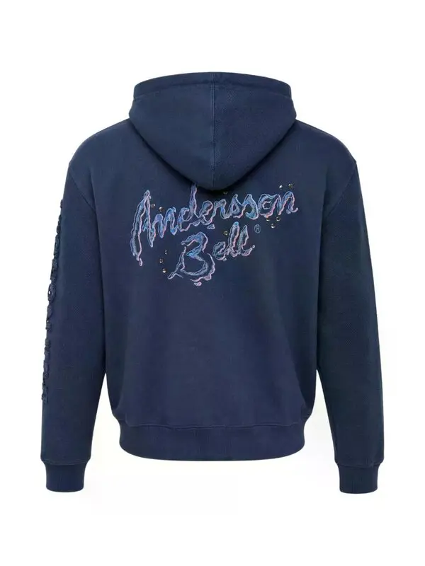 Andersson Bell Patchwork Logo-embroidered Hoodie