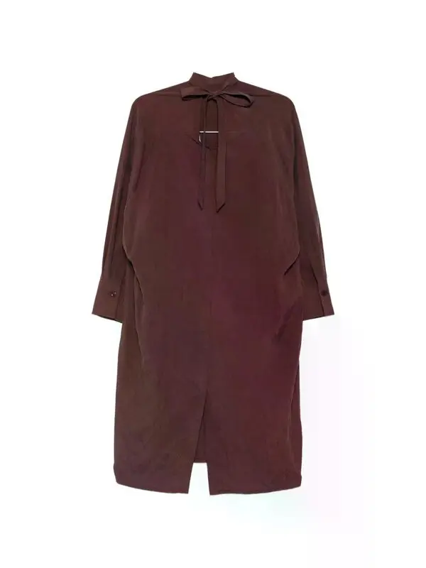 Christian Wijnants Daris Tie-neck Mini Dress