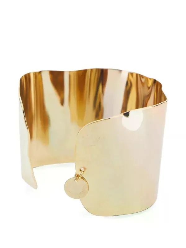 SEMICOUTURE Hammered-effect Cuff Bracelet