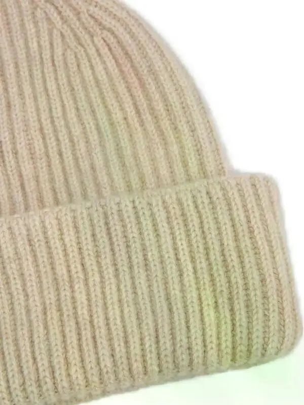 Fedeli Cashmere Beanie Hat - Neutrals