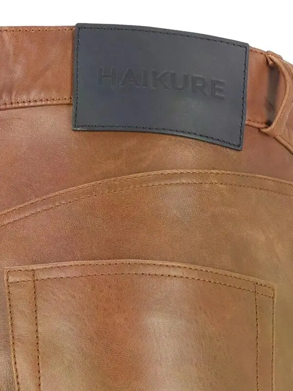 HAIKURE Flora Leather Trousers