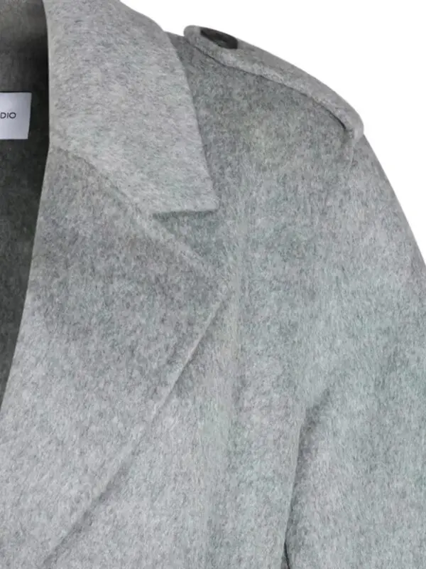 THE DYNAMIS STUDIO Double-breasted Belted Coat