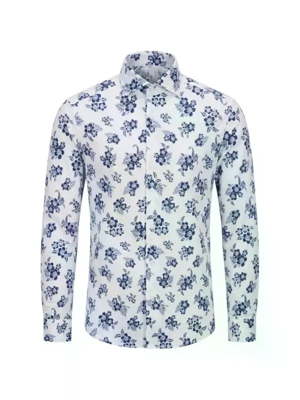 SONRISA Floral-print Long-sleeve Shirt