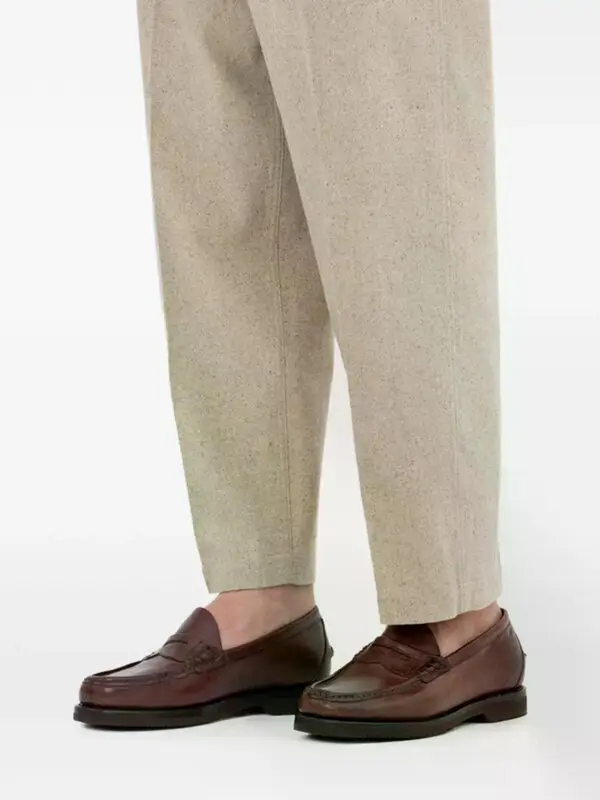 Visvim Penny-slot Leather Loafers