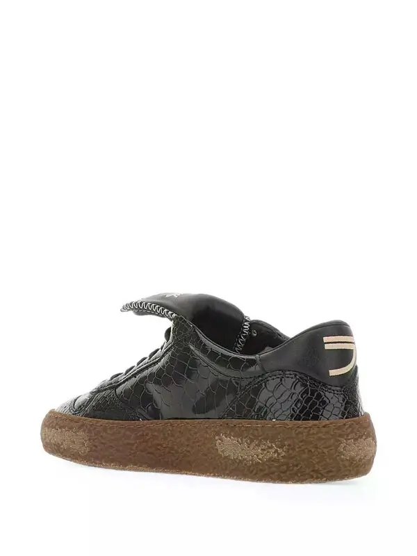 PURAAI Polly Tab Crocodile-effect Sneakers