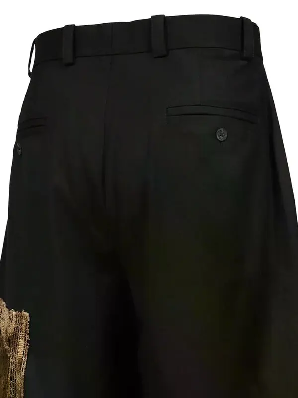 PACE Crochet-detail Pleated Shorts