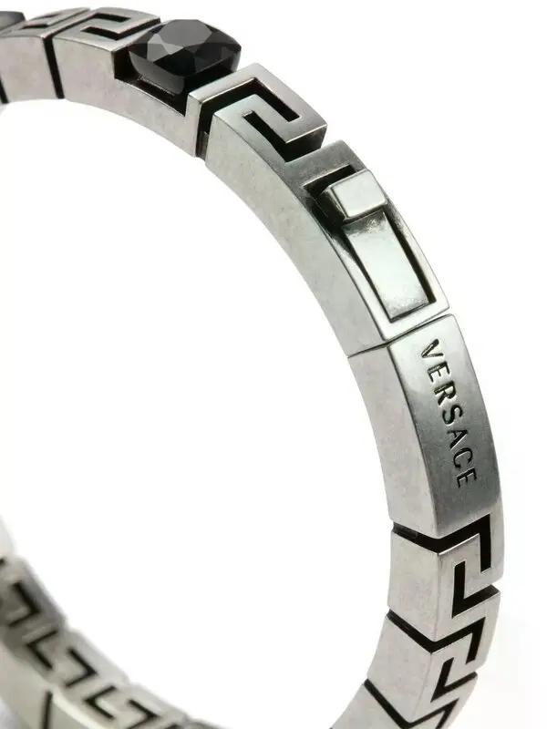 Versace Greca Crystal-embellished Bracelet