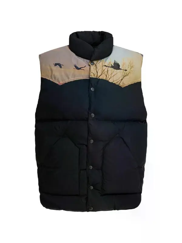 Needles X Rocky Mountain Featherbed Graphic-print Padded Gilet