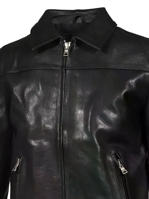 NO/FAITH STUDIOS Leather Zip-up Jacket