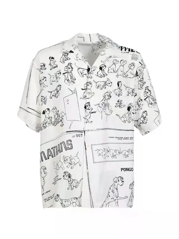 PORTER CLASSIC Disney 101 Dalmatians Aloha Shirt