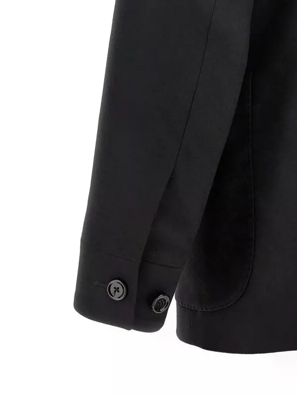 LARDINI Feeling Korean-collar Blazer